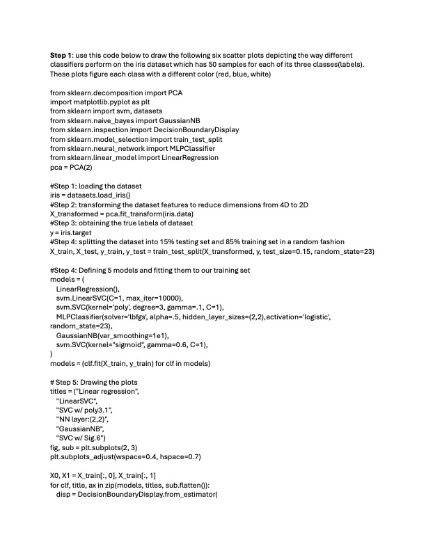 Solved Use the following image as ar refernce to do steps | Chegg.com