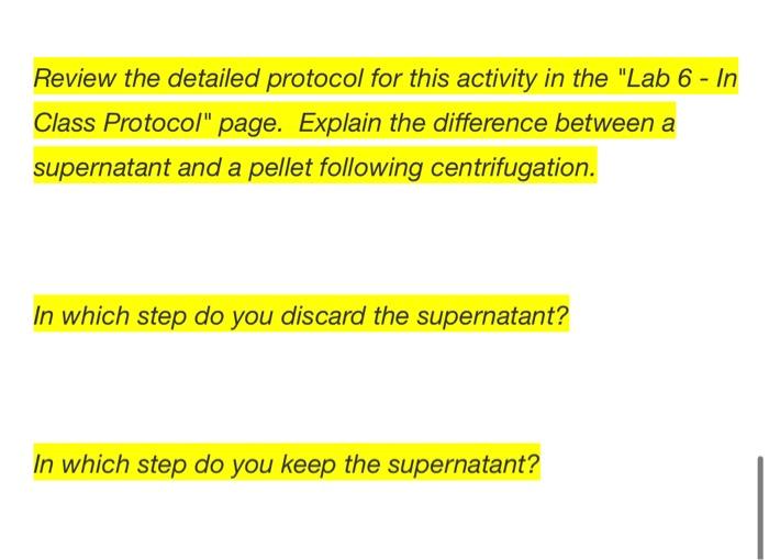 Solved In this activity you will prepare your template DNA | Chegg.com