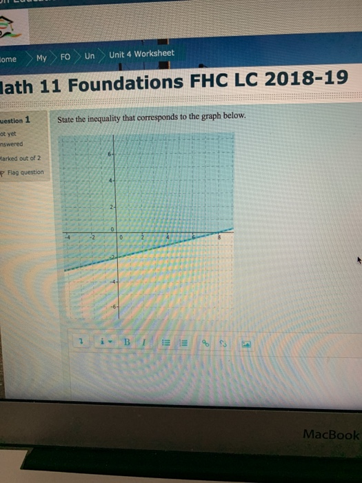 Solved lome My FO Un Unit 4 Worksheet lath 11 Foundations | Chegg.com