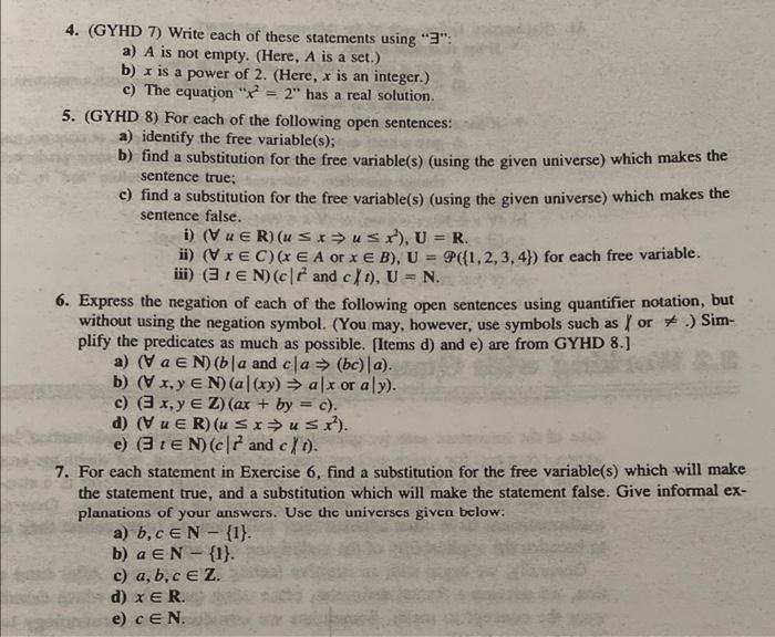 Solved 2. a) List explicitly the elements of the truth set | Chegg.com