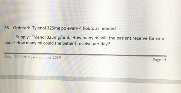 Solved Ordered: Lanoxin 0.25mg qd po for a patient with CHF. | Chegg.com