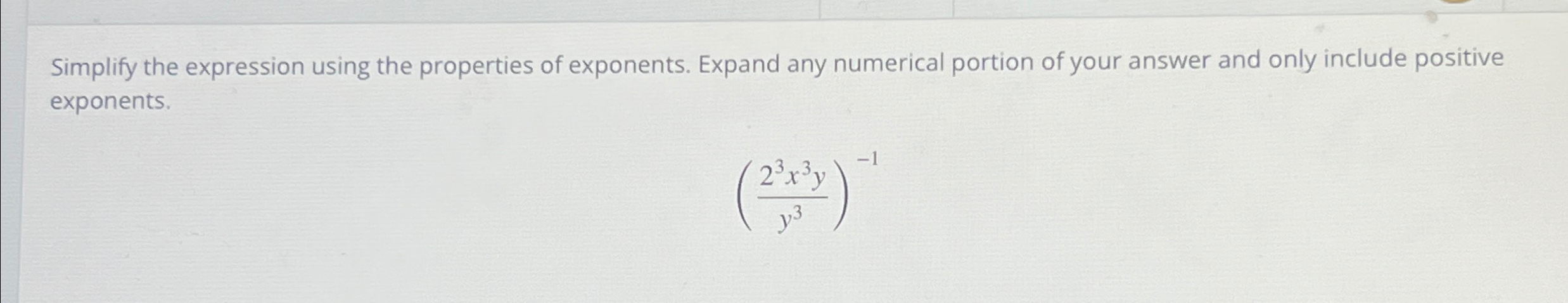 Solved How to solve Simplify the expression using the | Chegg.com