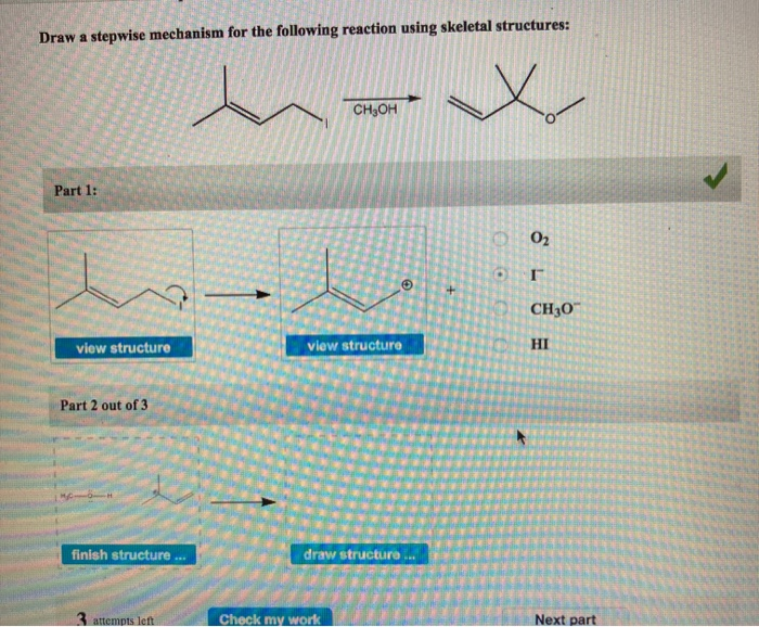 Solved Draw a stepwise mechanism for the following reaction | Chegg.com