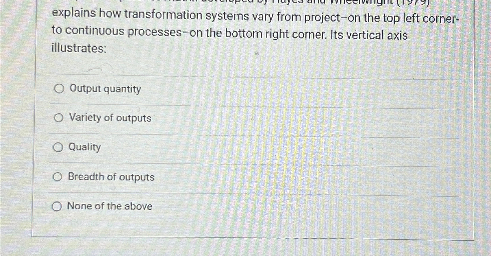 explains how transformation systems vary from | Chegg.com