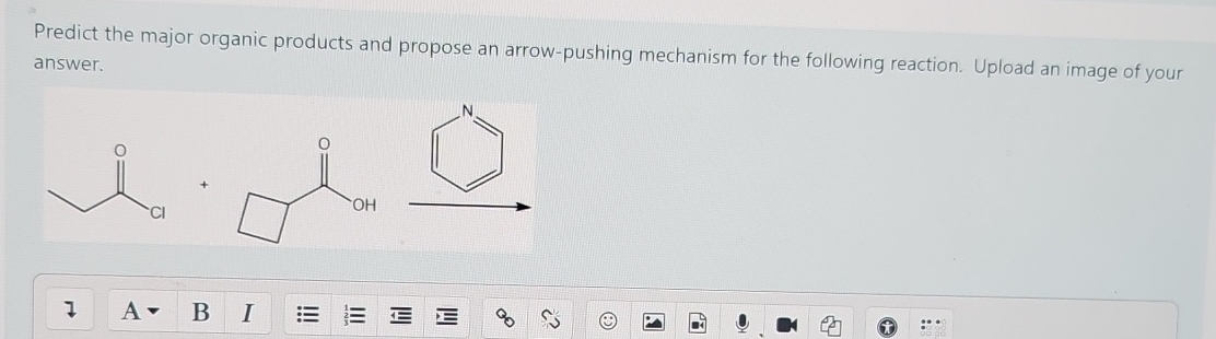 Solved Predict the major organic products and propose an | Chegg.com