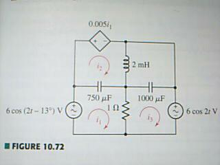 Solved 10.72 - Use phasor analysis to determine the three | Chegg.com