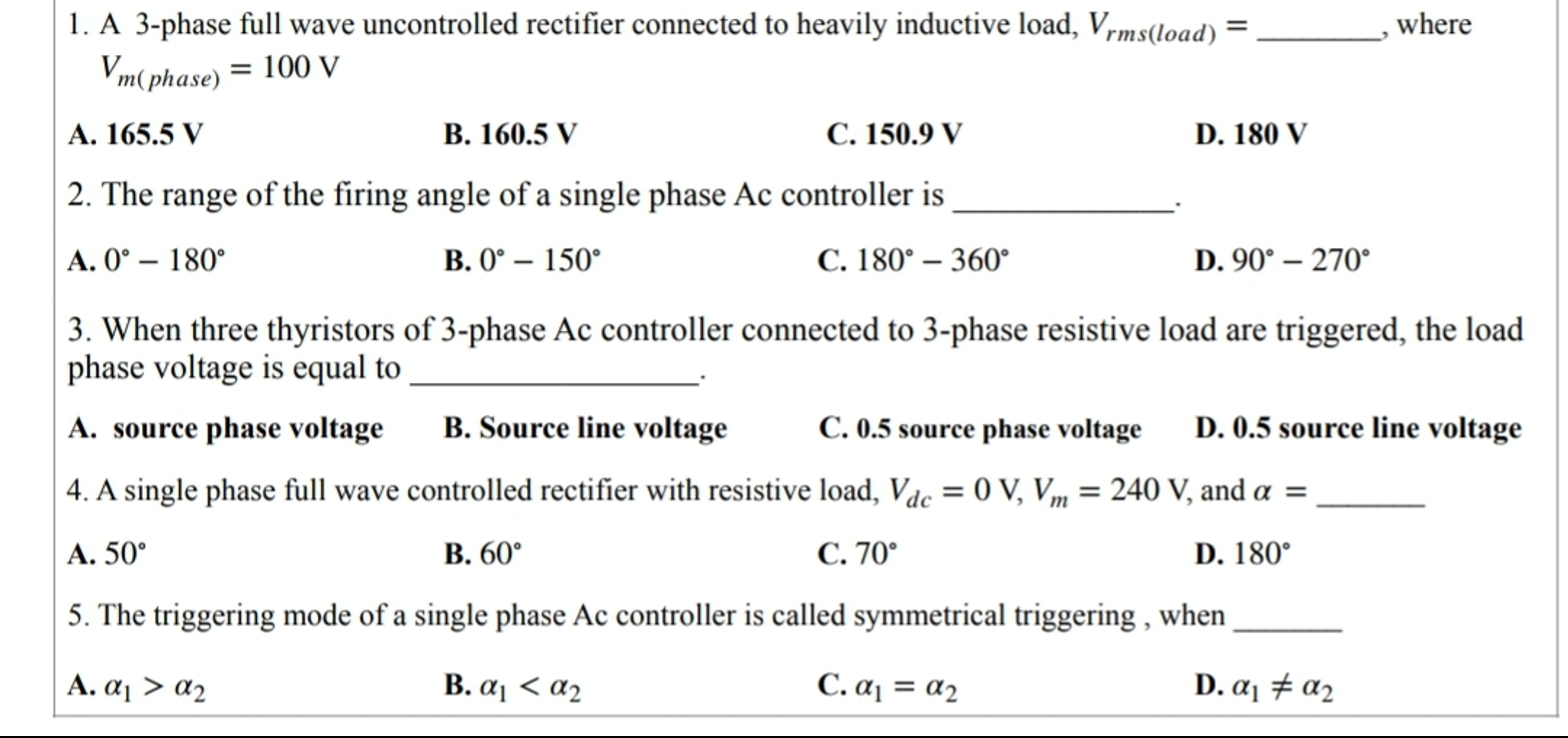 Please solve all points Electrical Engineering | Chegg.com