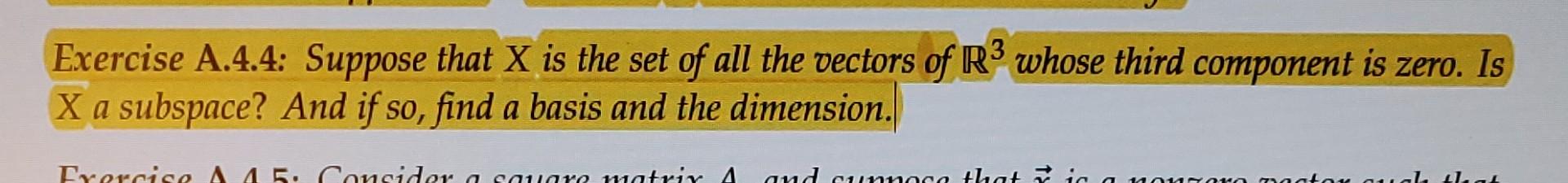 Solved Supposed that X is the set of all vectors R3 whose | Chegg.com