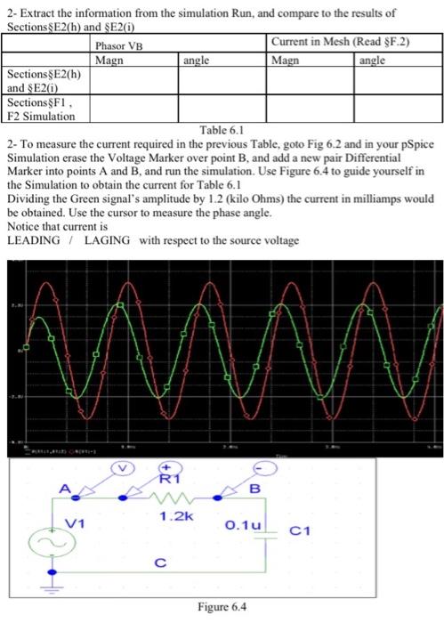 Solved F. AFTER THE LAB PSPICE SIMULATIONS Note-pSpice runs | Chegg.com