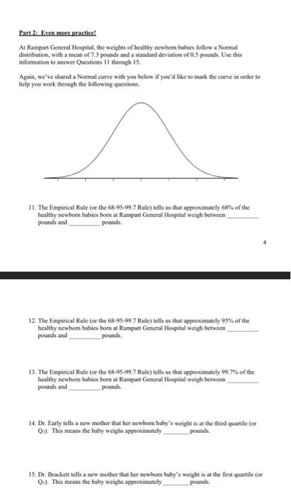 Solved Part 2: Even more nractics? At Rampart General | Chegg.com