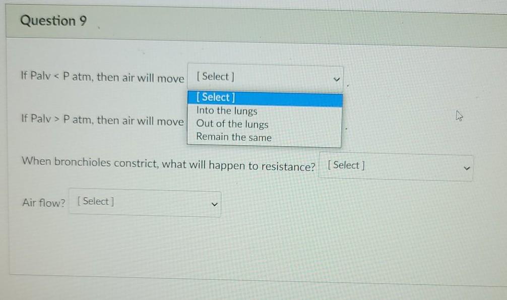 Solved Question 9 If Palv