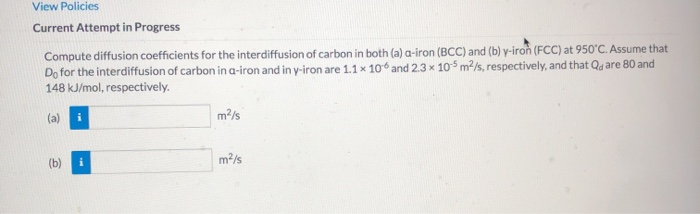 Solved View Policies Current Attempt in Progress Compute | Chegg.com