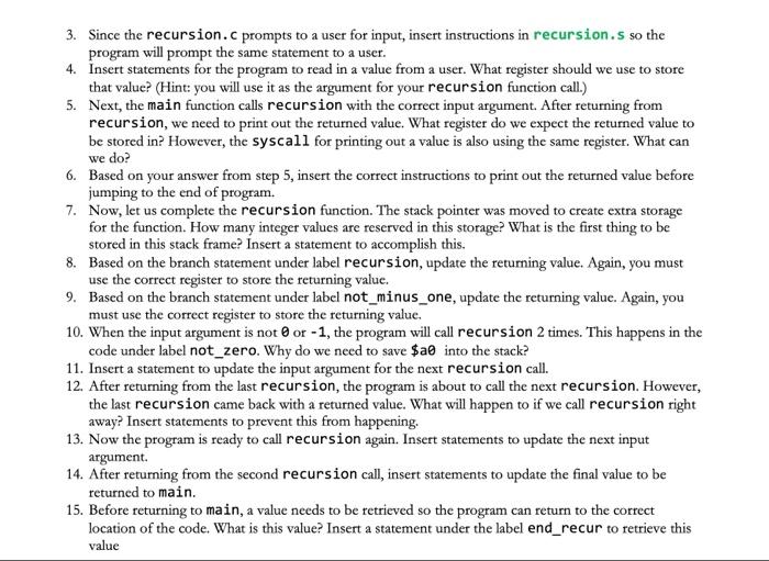 Solved Recursive Functions In Lab 07, we understood how | Chegg.com