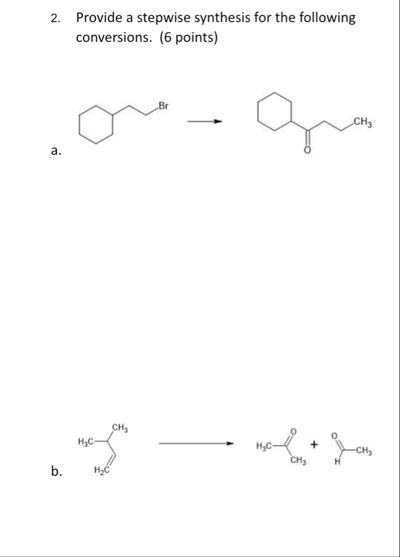 Provide a stepwise synthesis for the following | Chegg.com