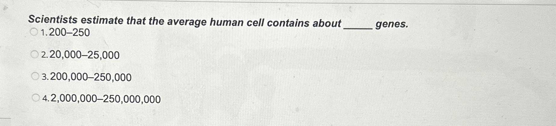 Solved Scientists estimate that the average human cell | Chegg.com