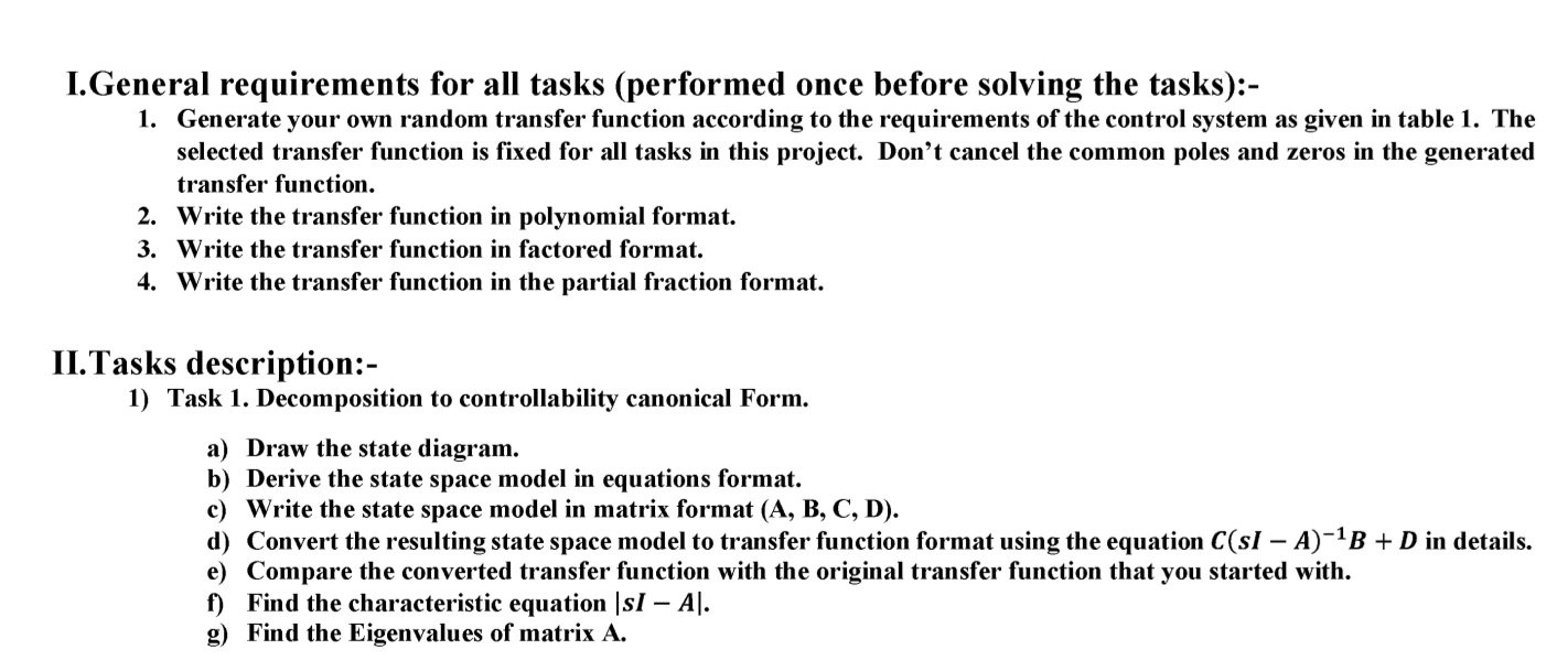 Solved 1 fourth order system All distinct eigenvalues | Chegg.com