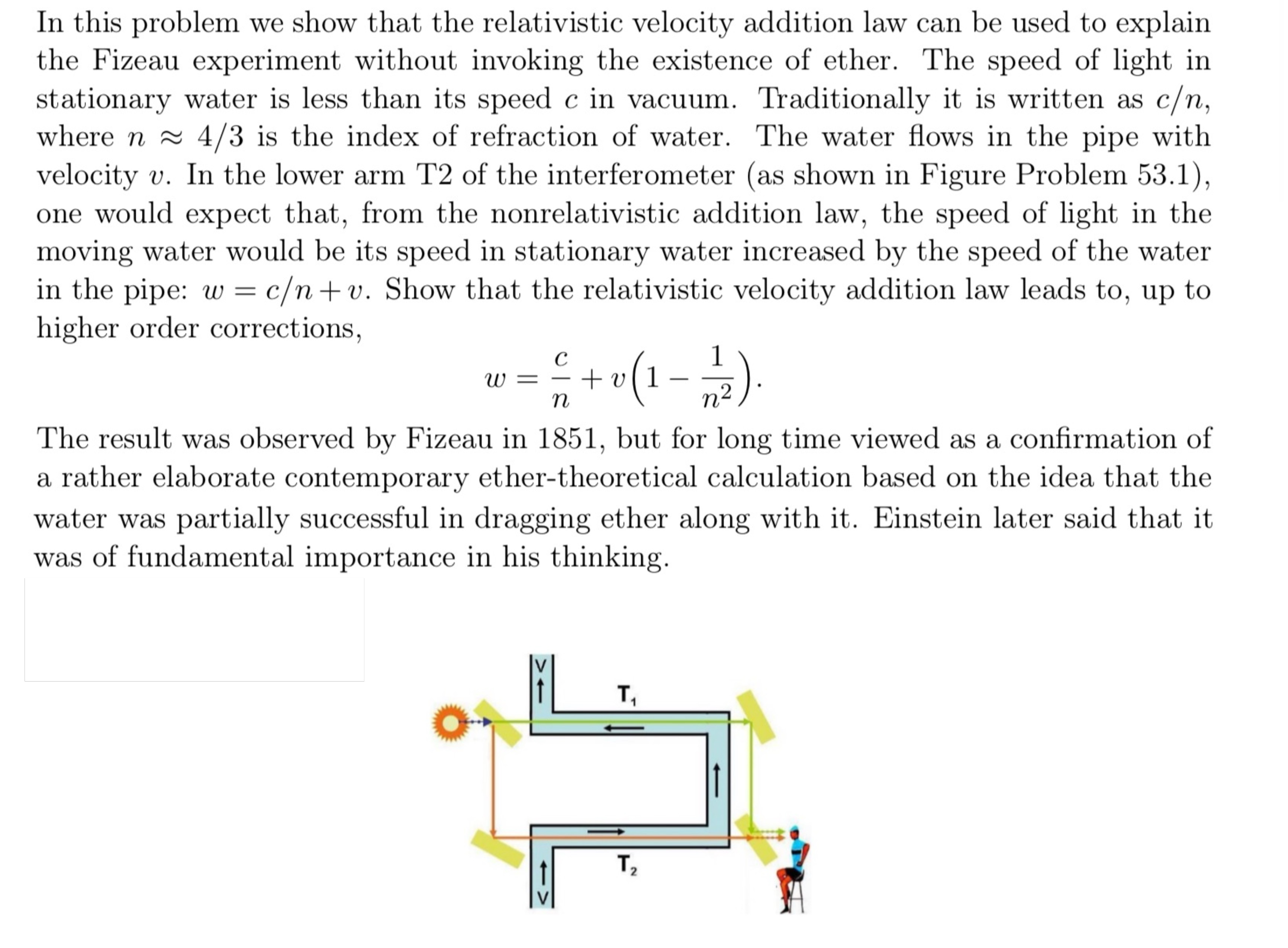 Solved In this problem we show that the relativistic | Chegg.com