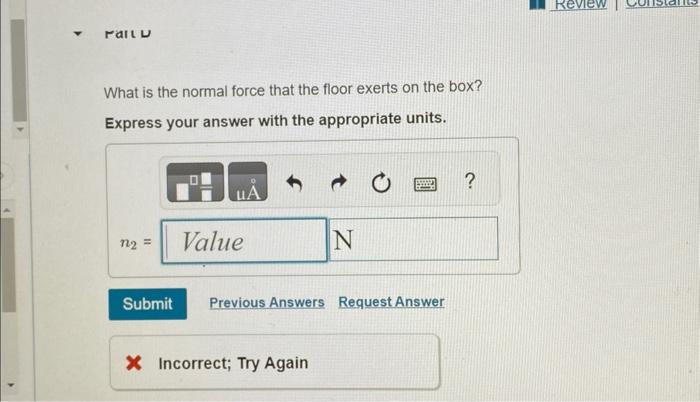 You pull on a large box using a rope as in (Figure | Chegg.com