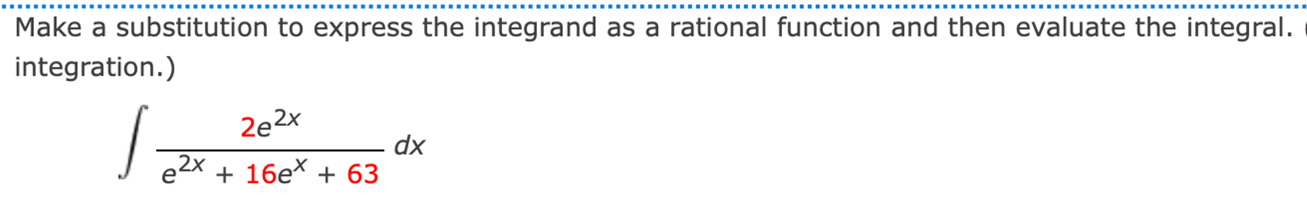 Solved Make a substitution to express the integrand as a | Chegg.com
