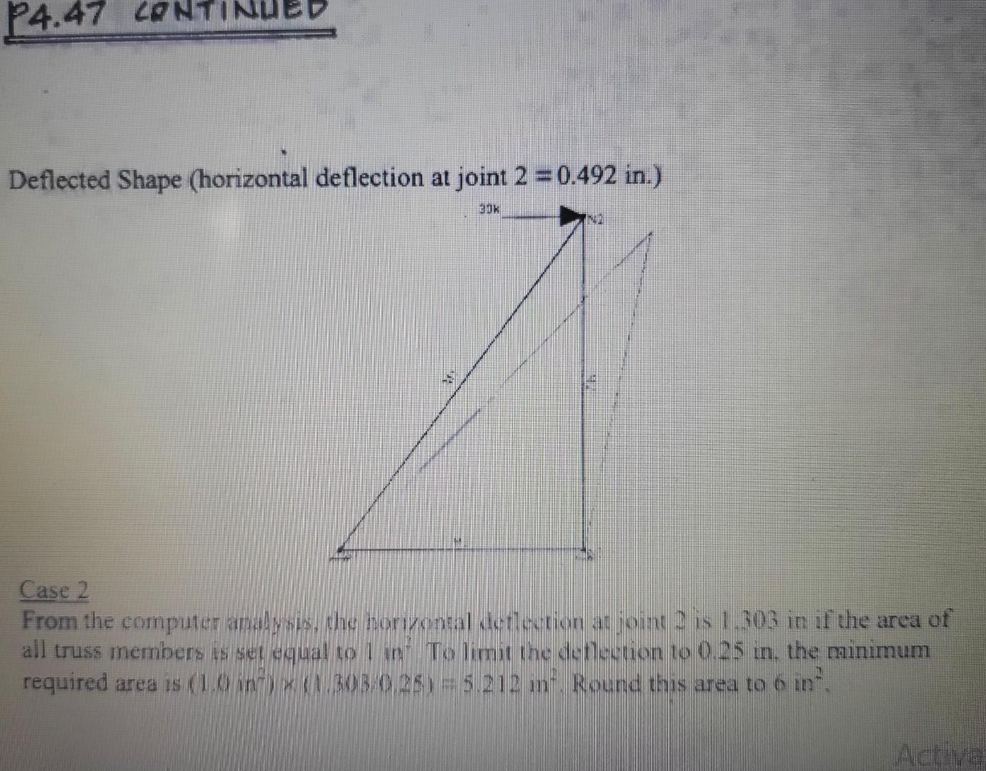 P4,47 Computer analysis of a truss. The purpose of | Chegg.com