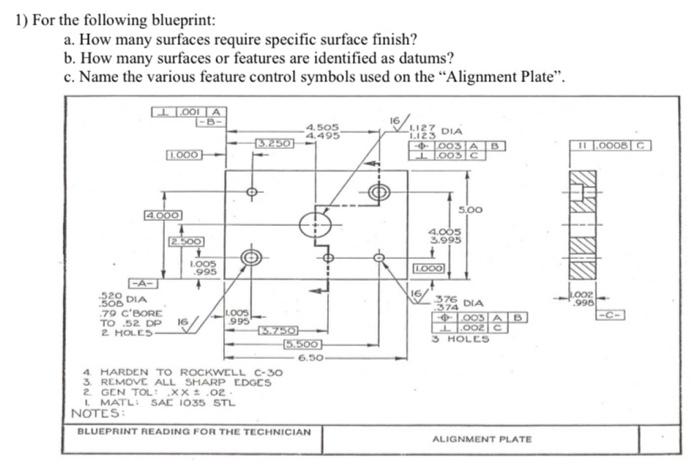 Solved 1) For the following blueprint: a. How many surfaces | Chegg.com