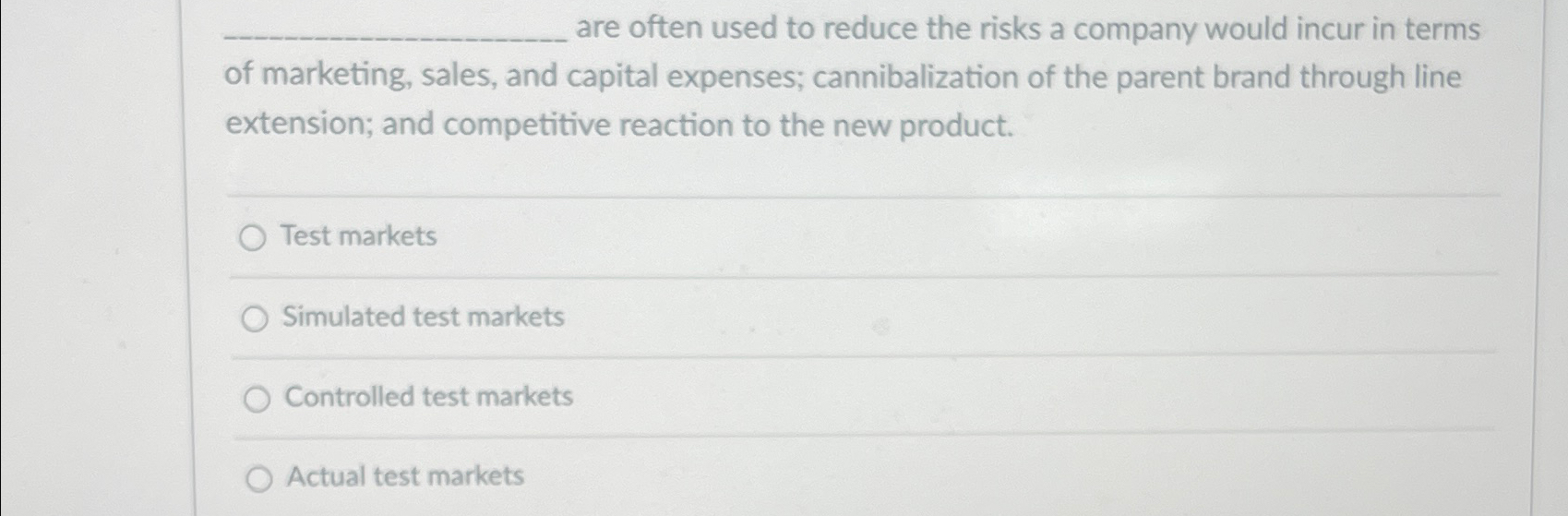 Solved are often used to reduce the risks a company would | Chegg.com