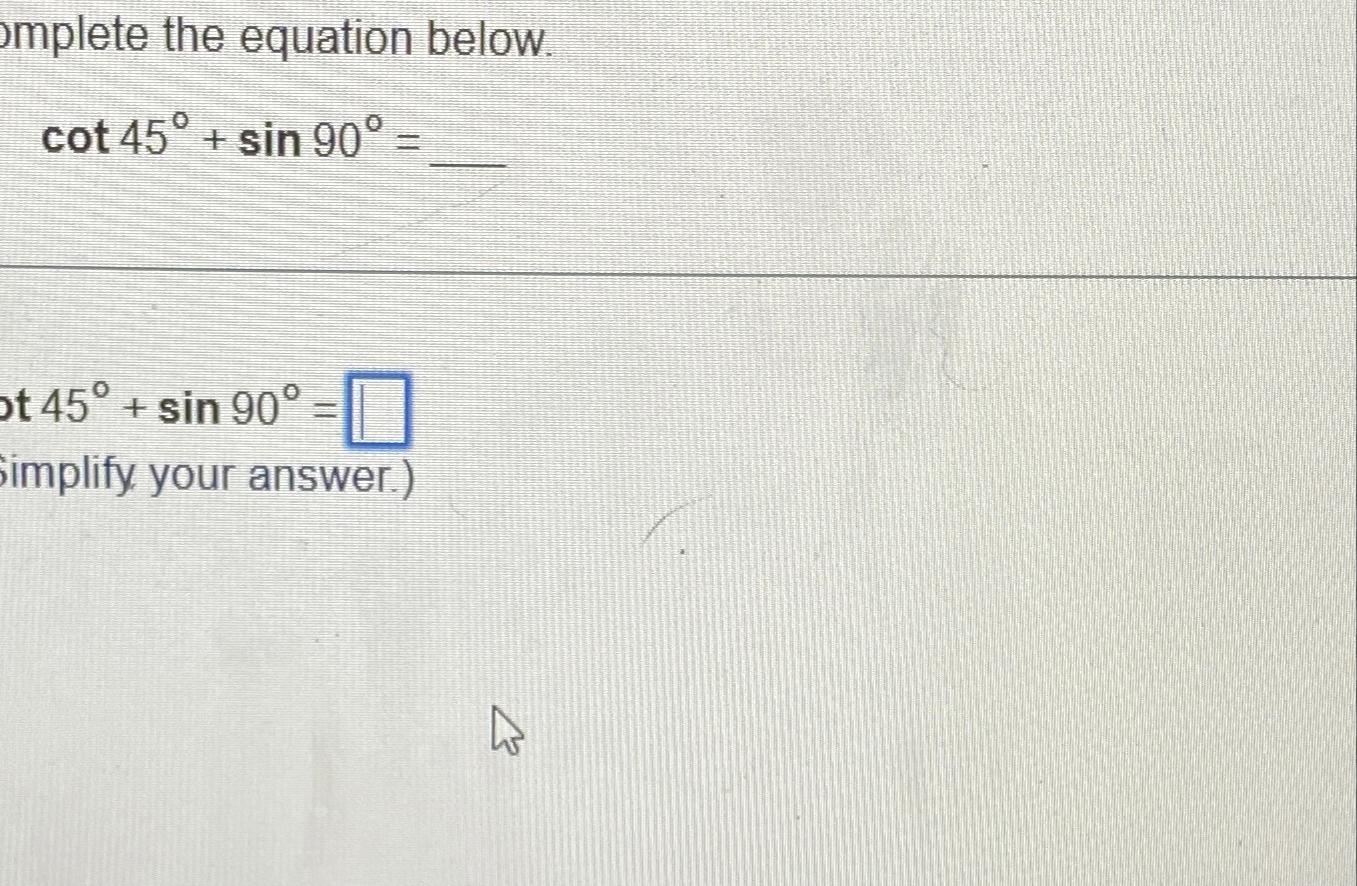 Solved mplete the equation | Chegg.com