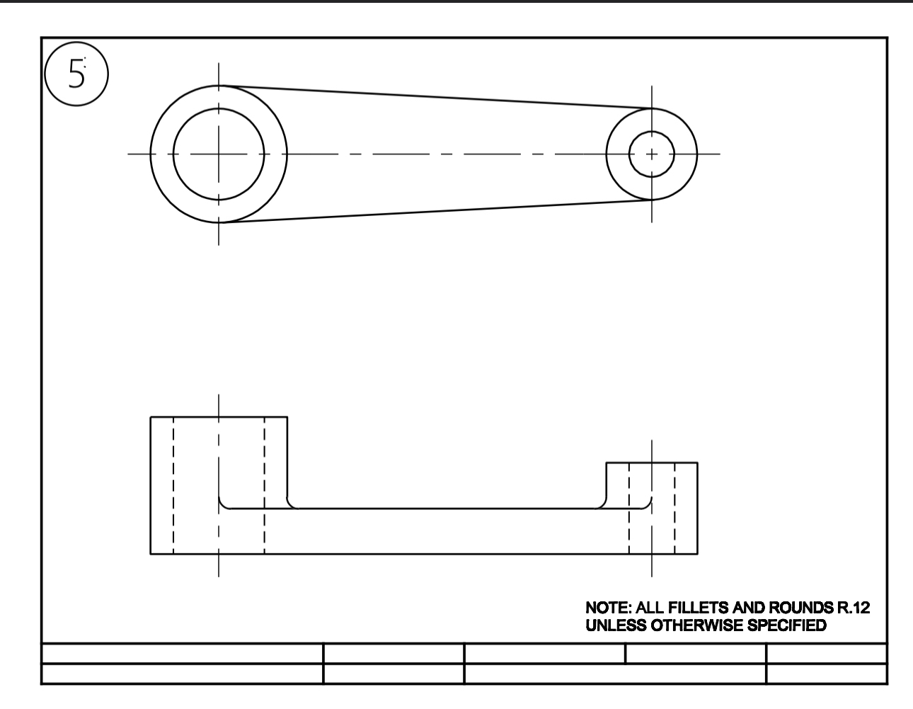 Solved Replicate image using autocad and show dimensions, | Chegg.com