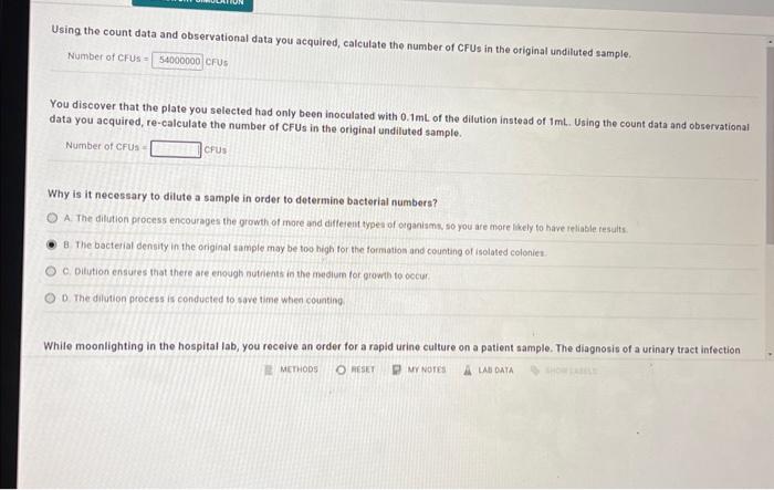 Solved Using the count data and observational data you | Chegg.com