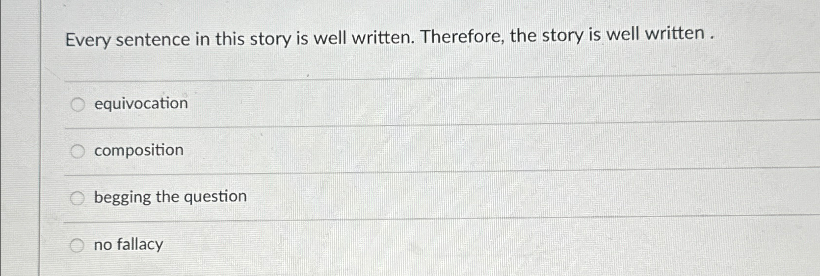 Solved Every sentence in this story is well written. | Chegg.com