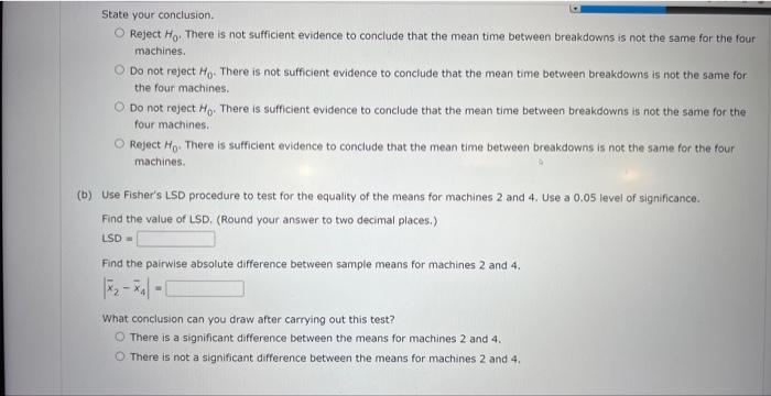 Solved To test for any significant difference in the number | Chegg.com
