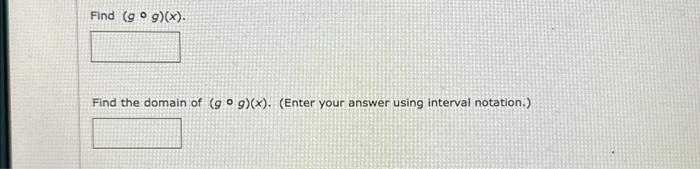 Solved Consider the following functions. f(x)=4x−3,g(x)=2x | Chegg.com