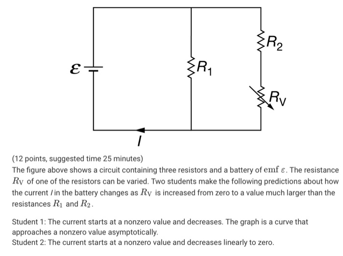 Solved 3R2 SR (12 points, suggested time 25 minutes) The | Chegg.com