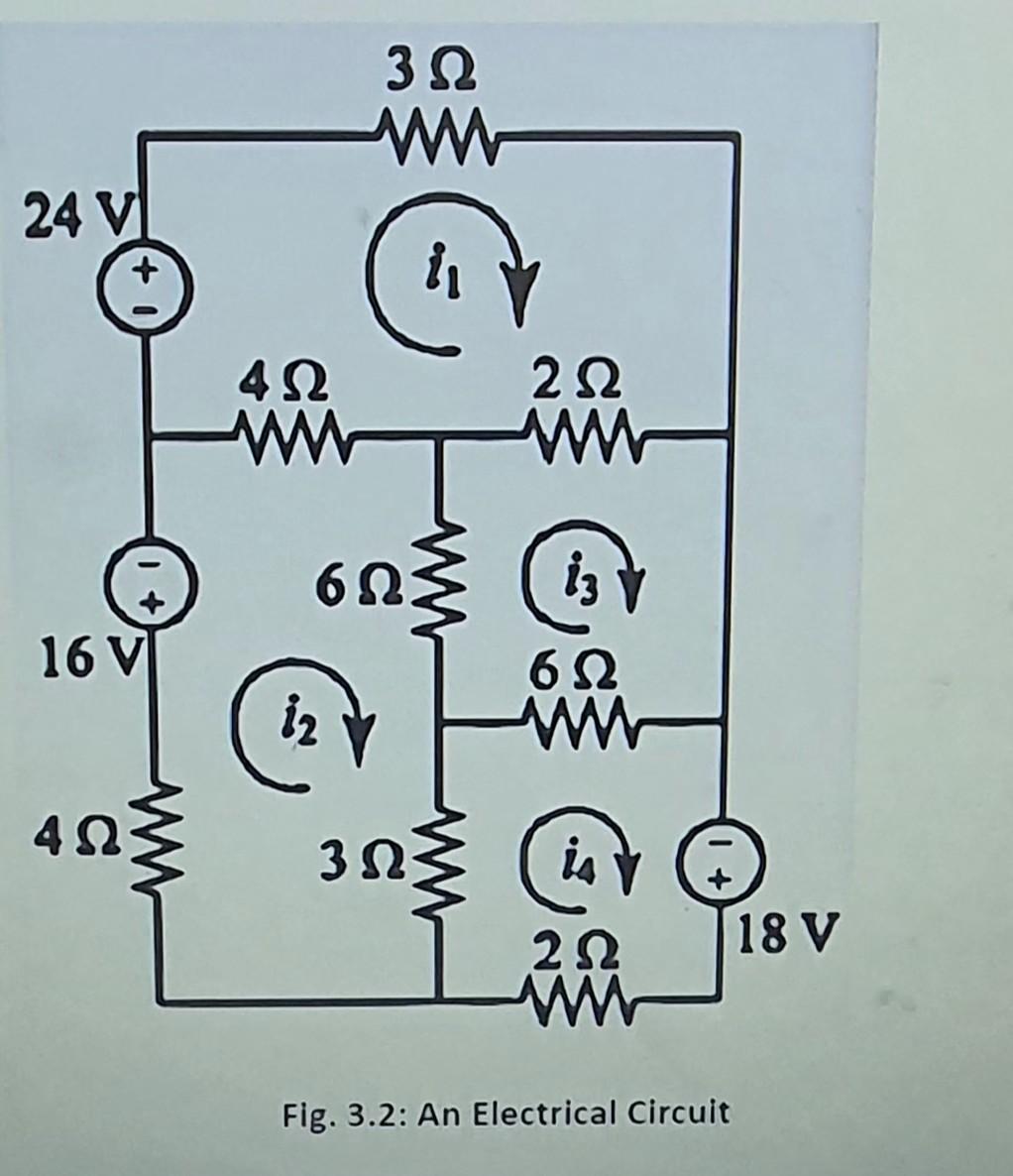 Solved 1) Derive the system of linear equations for the | Chegg.com