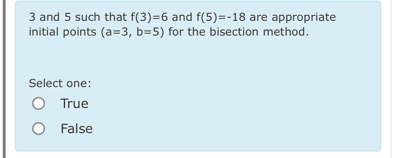 Solved 3 ﻿and 5 ﻿such that f(3)=6 ﻿and f(5)=-18 ﻿are | Chegg.com