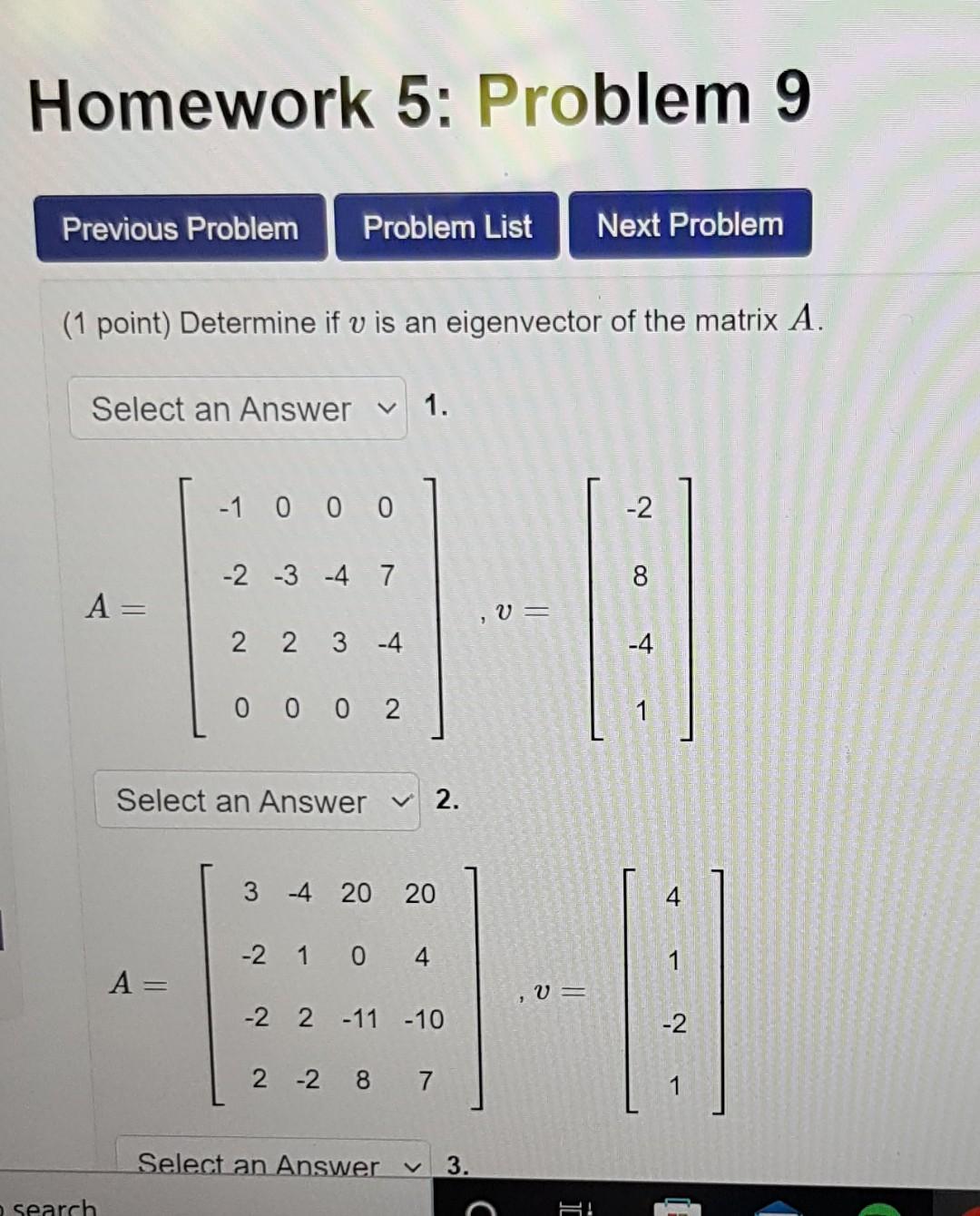Solved Homework 5: Problem 9 Previous Problem Problem List | Chegg.com
