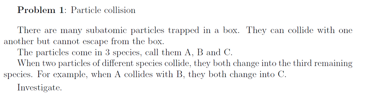 Solved Problem 1: Particle collisionThere are many subatomic | Chegg.com