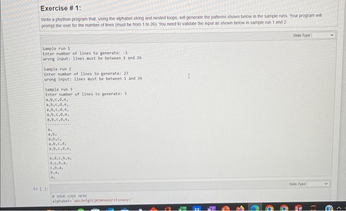 Solved Exercise 1 Wrte A Phython Program That Using The