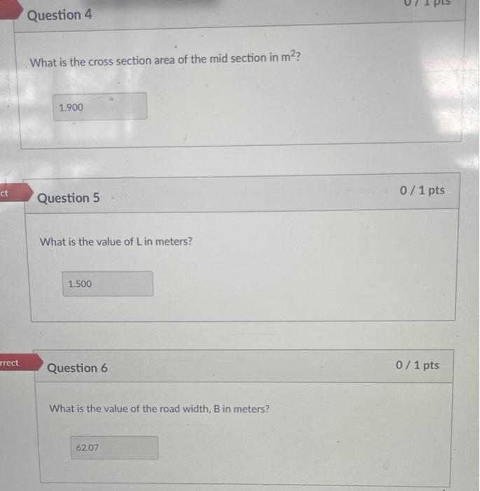 Solved \r\nWhat is the volume using prismoidal method (long | Chegg.com