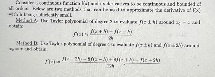 Solved Consider a continuous function \\( | Chegg.com