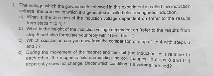 Solved Movement Pointer deflection (to the left/right; | Chegg.com