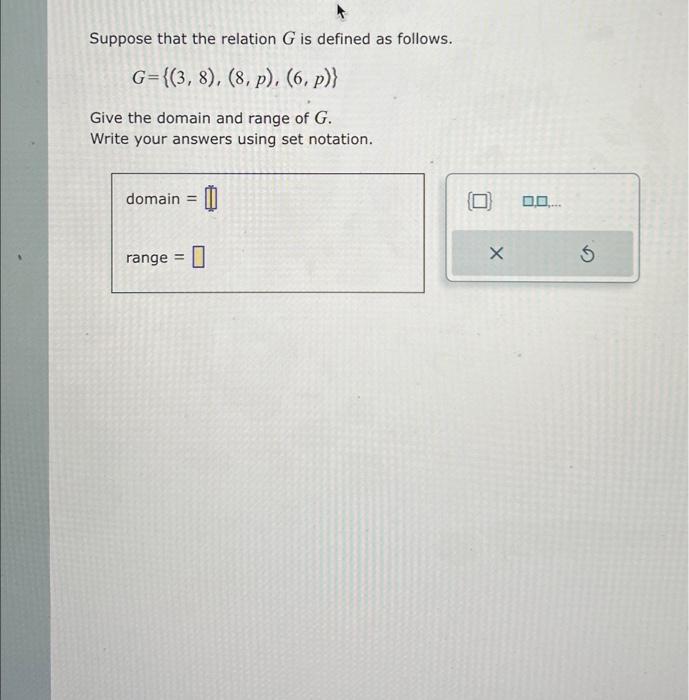 Solved Suppose that the relation G is defined as follows. | Chegg.com