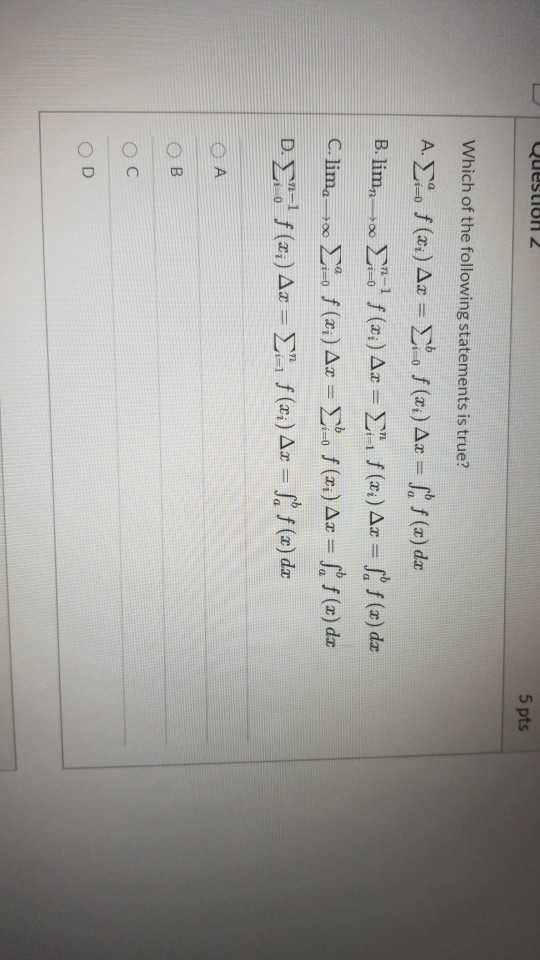 Solved Att Question 1 5 pts 23 In which of the following | Chegg.com