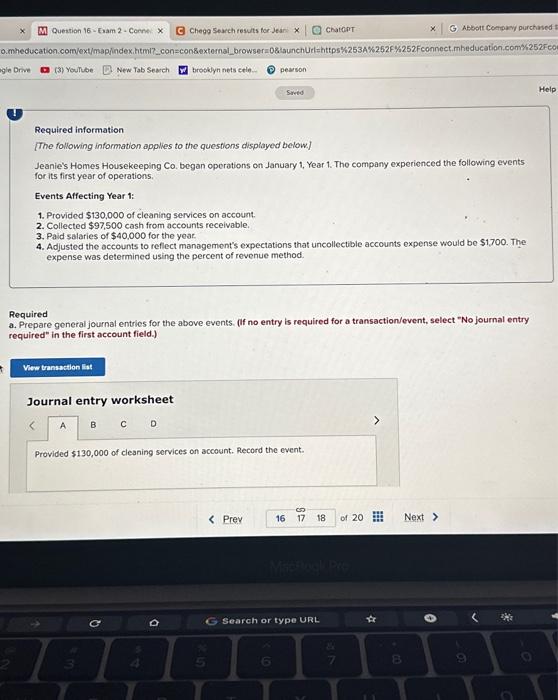 [solved] Required Information [the Following Information A