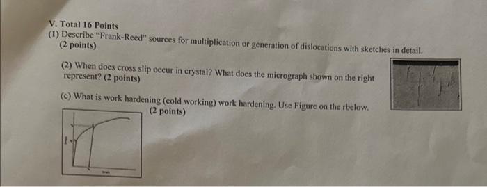 Solved V. Total 16 Points (1) Describe "Frank-Reed" sources | Chegg.com