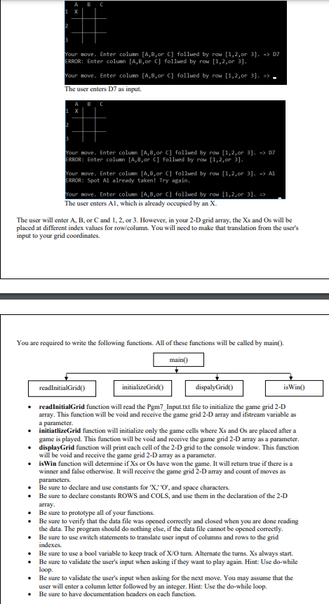 Please complete in C++ ﻿programming The user enters | Chegg.com