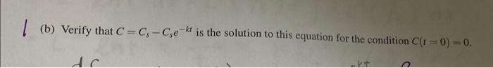 Solved 3. The Noyes-Whitney equation for the dynamics of the | Chegg.com