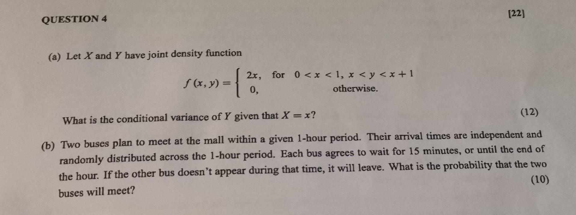 Solved (a) Let X and Y have joint density function What is | Chegg.com