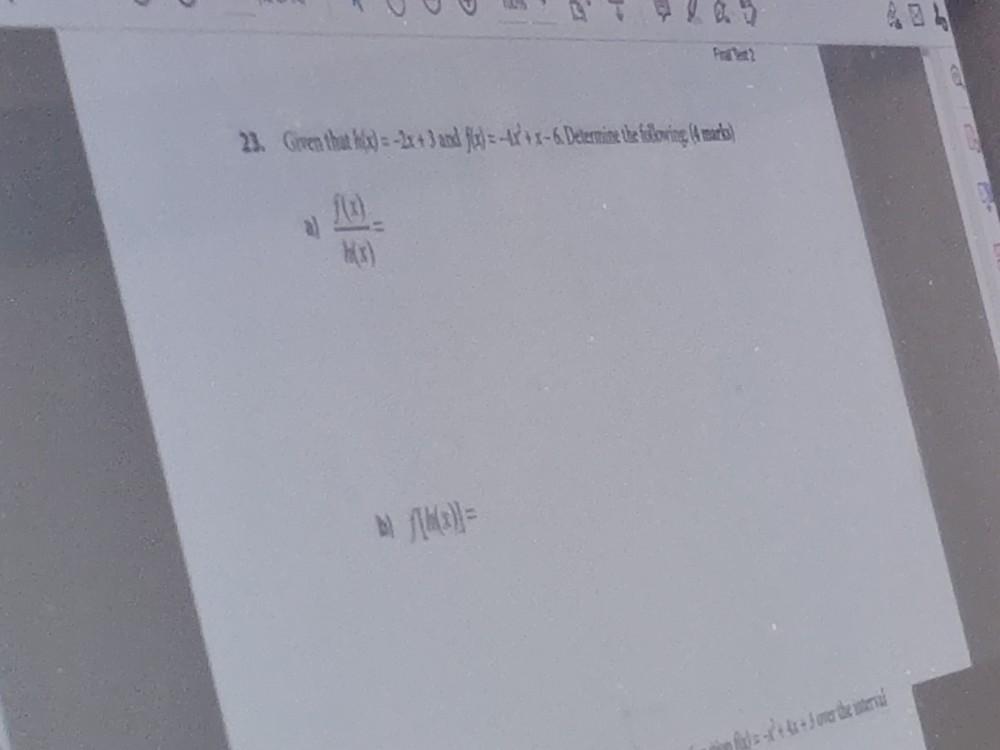 Solved TVOLC WOLF 28. Use algebra to determine whether the | Chegg.com