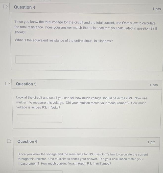 Solved Please construct this circuit in Multisim. The | Chegg.com